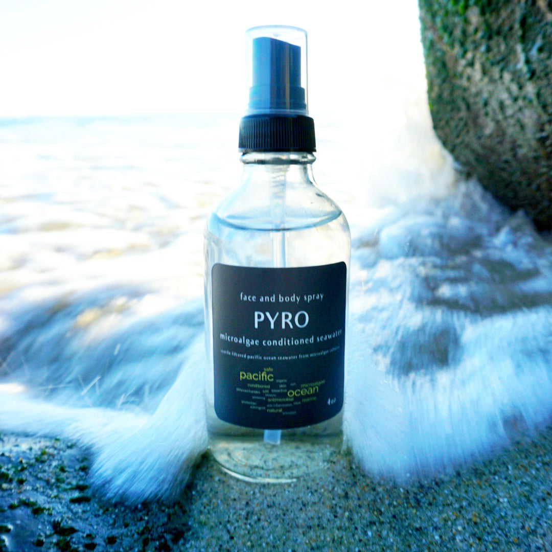 PYRO AlgaeGlow Spray - A revitalizing face + body mist powered by micr ...