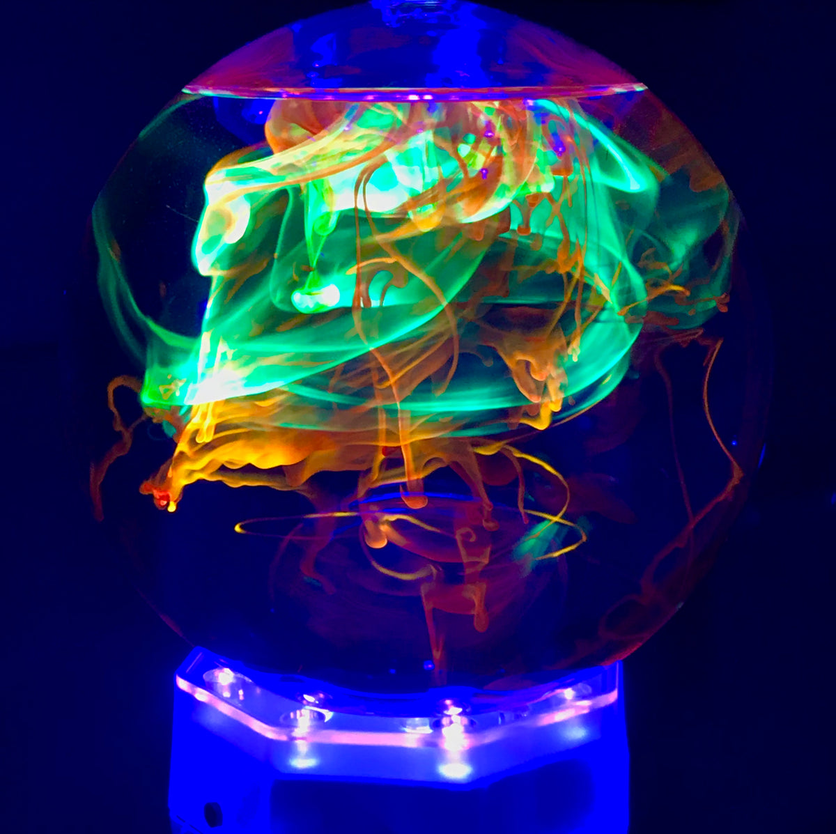 The FluoroSphere - A Fluorescent Light Show with Colorful FluoroGel ...